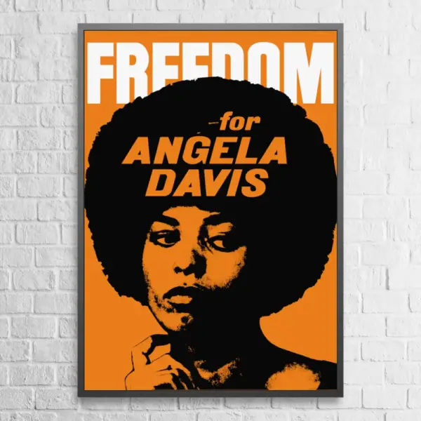 Freedom for Angela Davis Wall Poster – Posters Hall | Rare & Quality ...